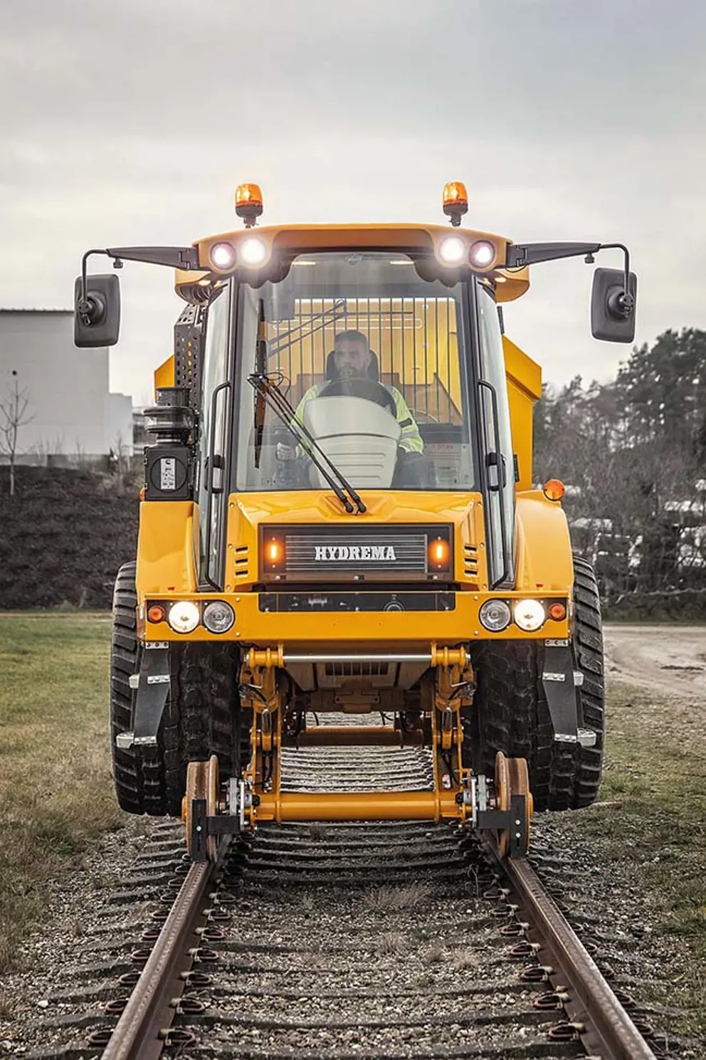 Hydrema 912GS Rail - The Ultimate Dump Truck for Rail Work