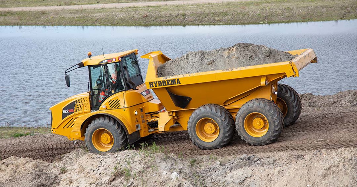 Hydrema 922HM: 20 tonne low-impact dump truck